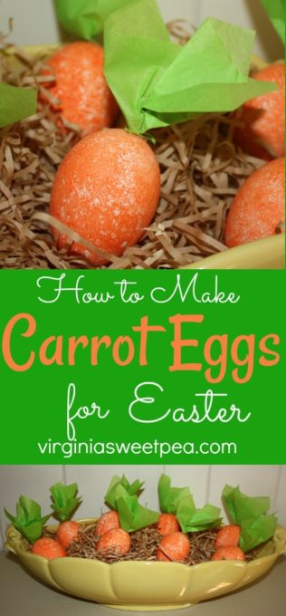 Carrot Eggs for Easter - Sweet Pea