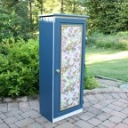 Media Cabinet Makeover with Decoupage - Sweet Pea