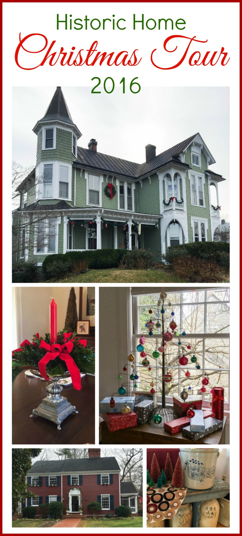 Christmas Home Tour on the Tree Streets in Wayneboro, Virginia - Sweet Pea