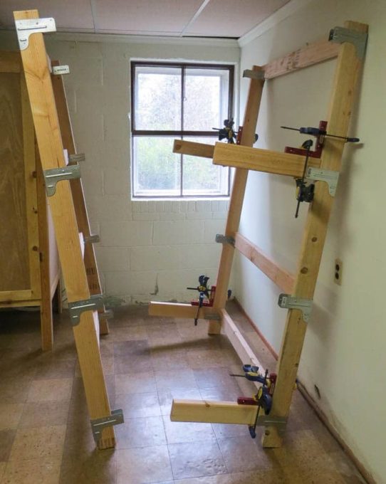 DIY 2x4 Shelving Unit - Sweet Pea