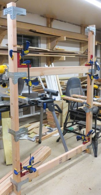 DIY 2x4 Shelving Unit - Sweet Pea
