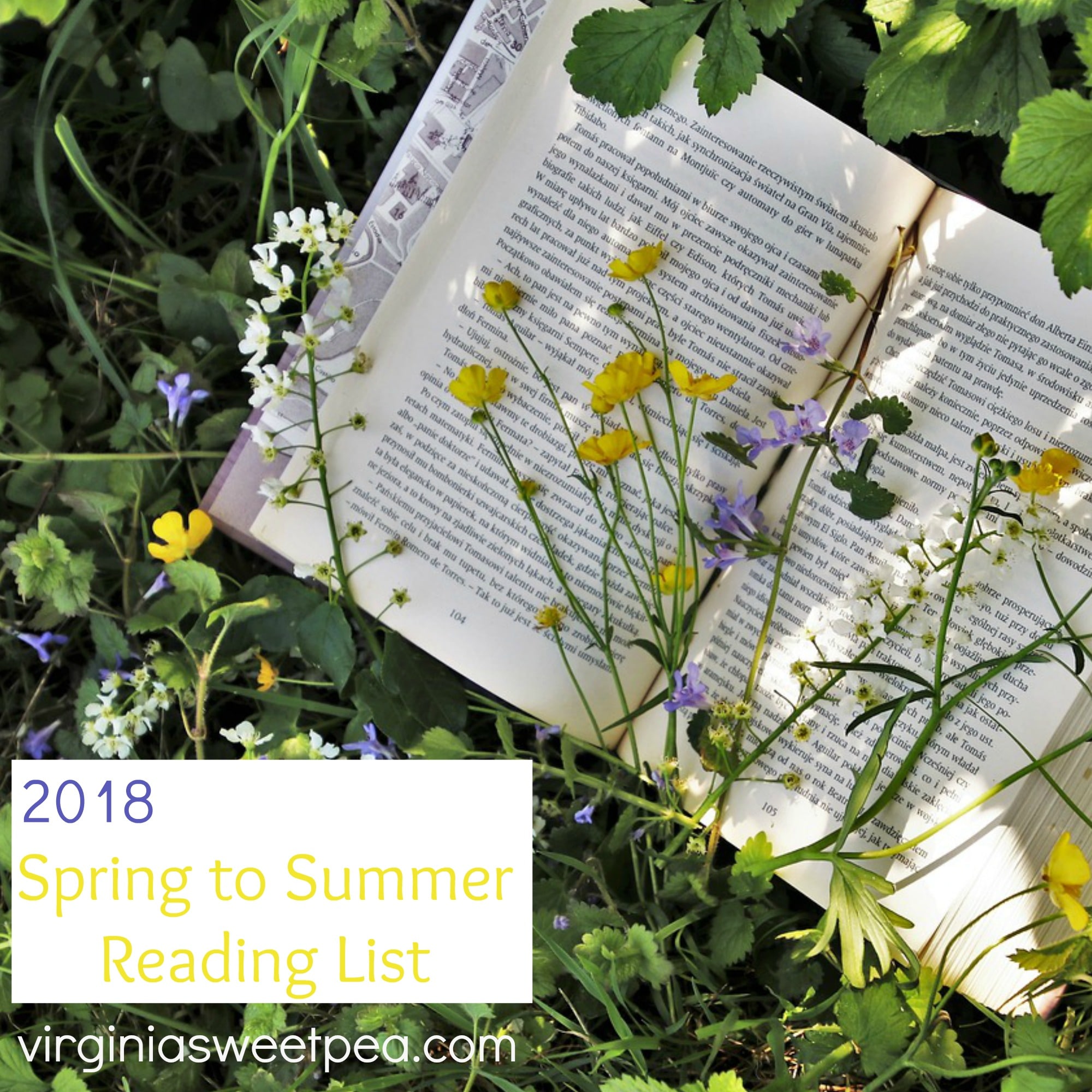 2018 Spring to Summer Reading List - Sweet Pea