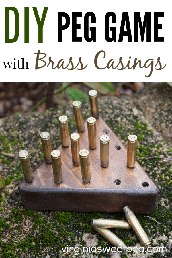 DIY Peg Game with Brass Casings - Sweet Pea