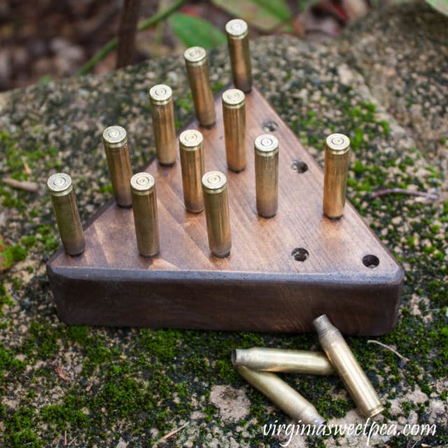 DIY Peg Game with Brass Casings - Sweet Pea