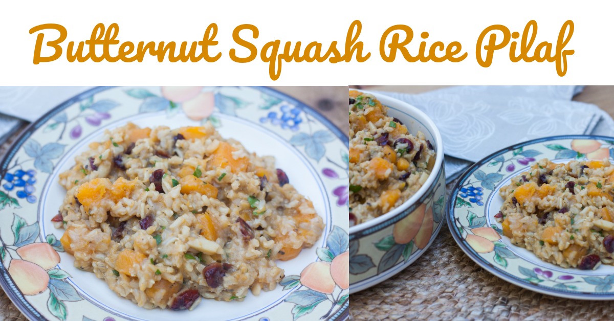 Butternut Squash Rice Pilaf - Sweet Pea