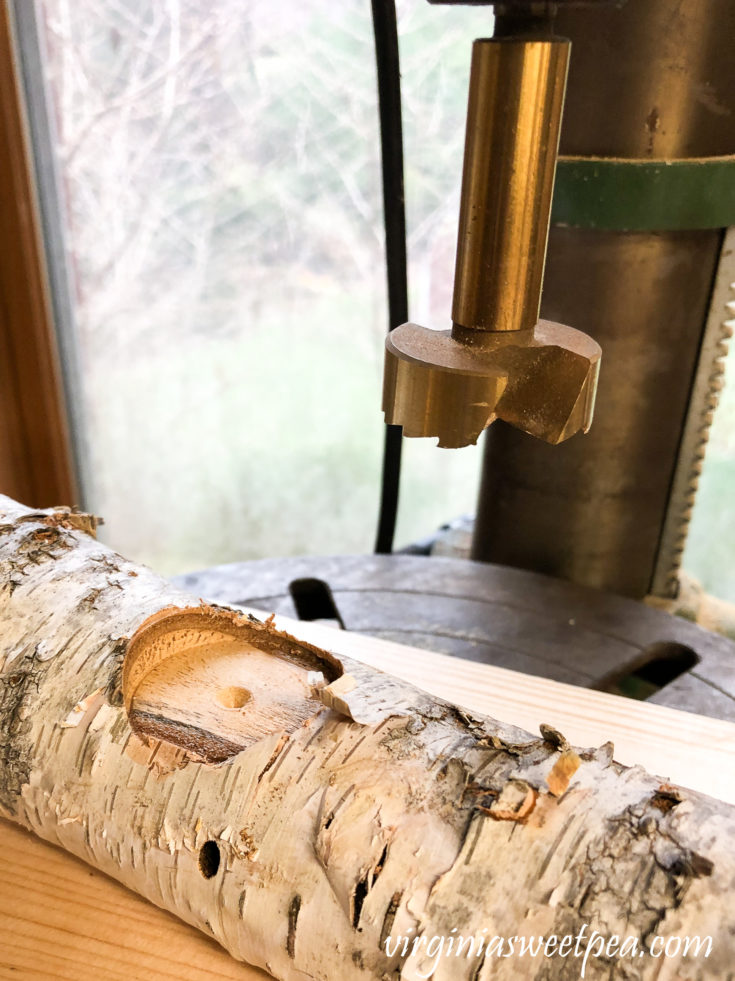 DIY Yule Log - Sweet Pea