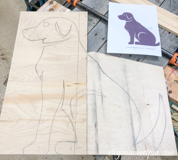 DIY Pallet Wood Dog - Sweet Pea