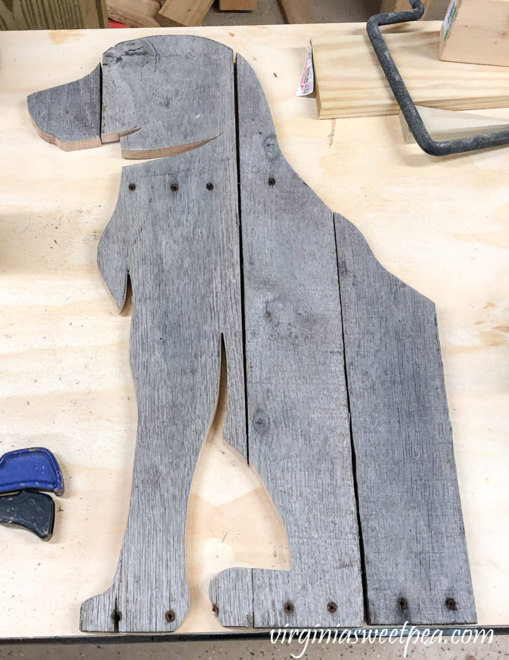 DIY Pallet Wood Dog - Sweet Pea