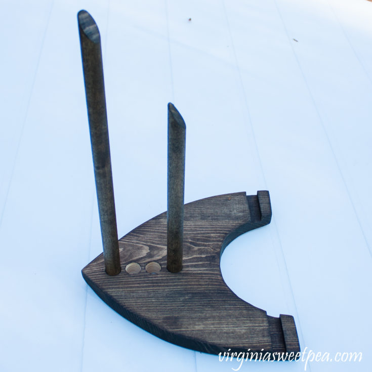 DIY Adjustable Wood Display Stand for Plates or Art - Sweet Pea