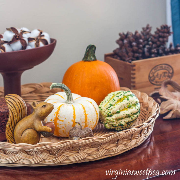 Decorating with Vintage for Fall - Sweet Pea