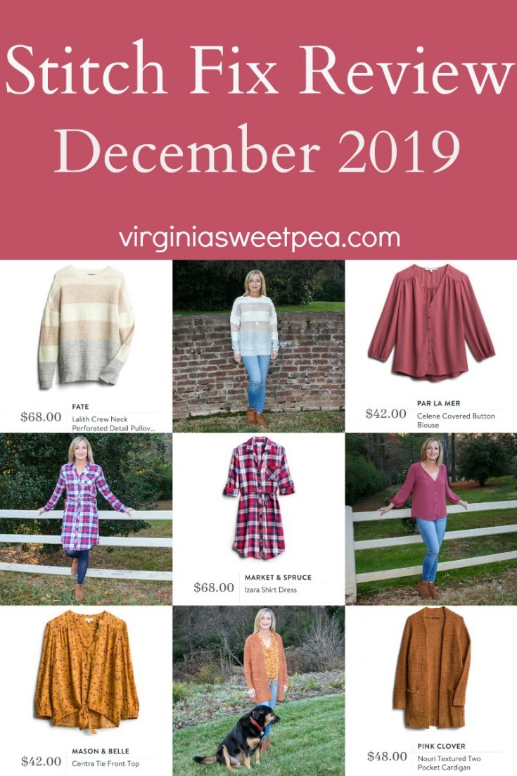 Stitch Fix Review for December - Fix #76 - Sweet Pea