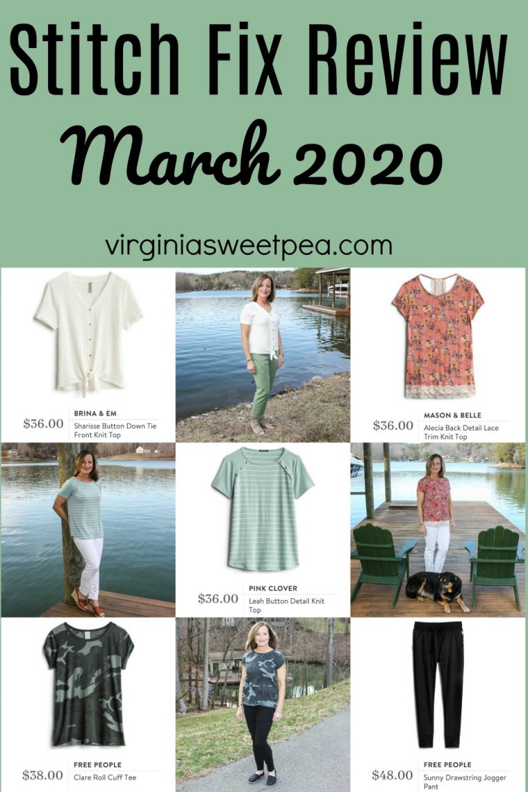 Stitch Fix Review for March - Fix #79 - Sweet Pea