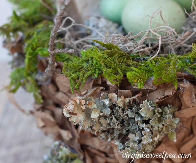DIY Shredded Paper Nest - Sweet Pea