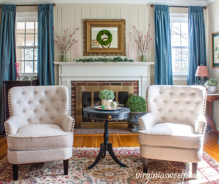 Spring Decorating with Pink and Green - Sweet Pea