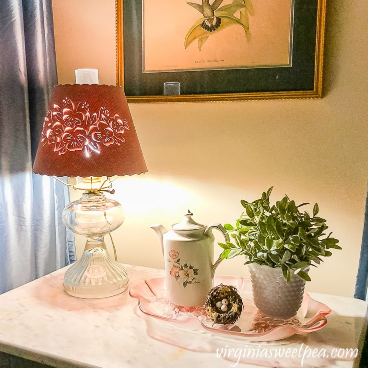 Spring Decorating with Pink and Green - Sweet Pea