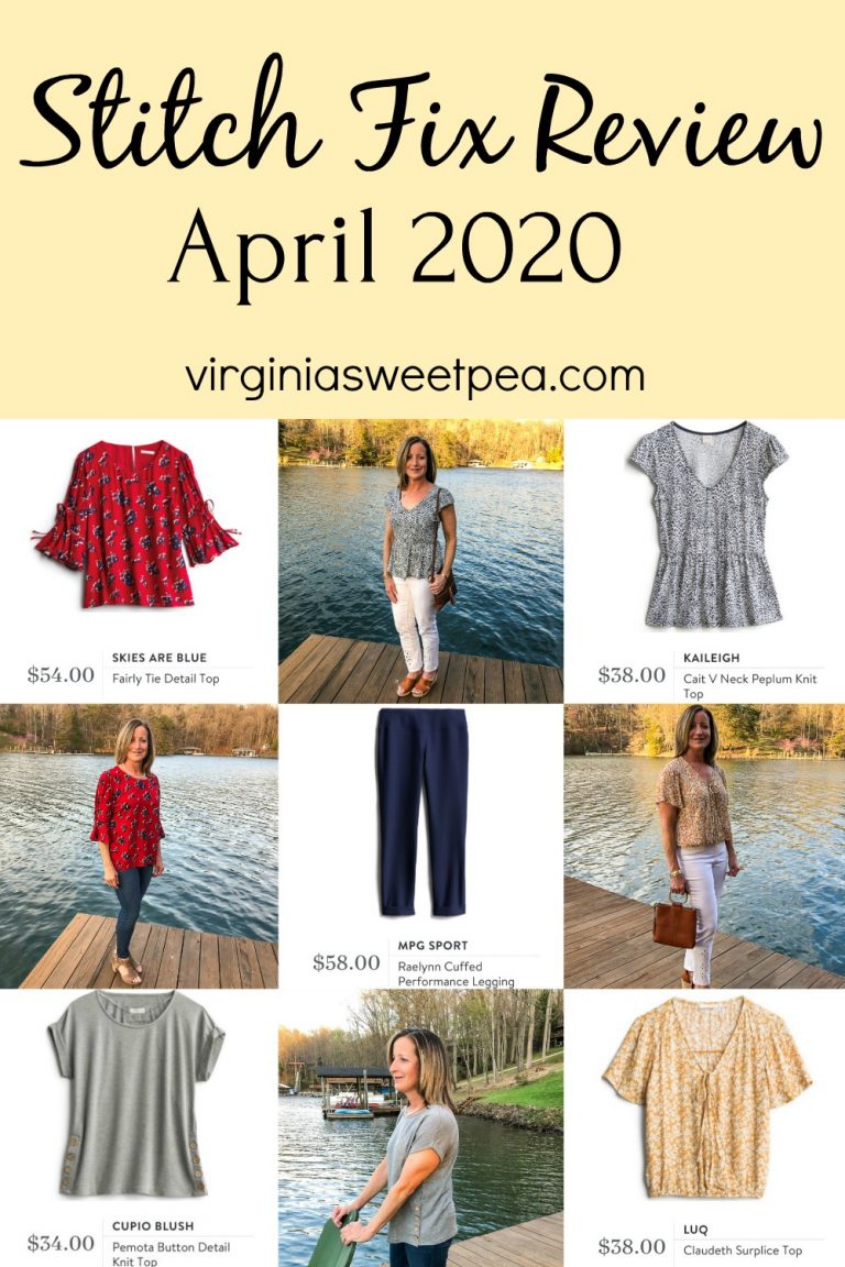 Stitch Fix Review for April 2020 - Fix #80 - Sweet Pea