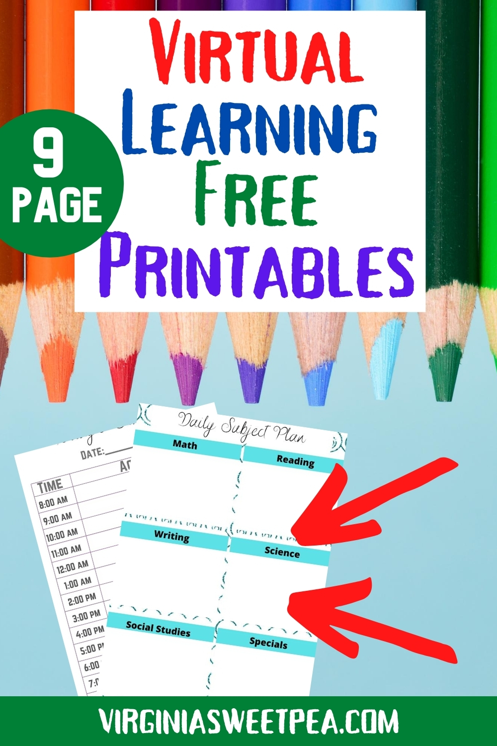Tips for Virtual Learning Success + Free Printables! - Sweet Pea