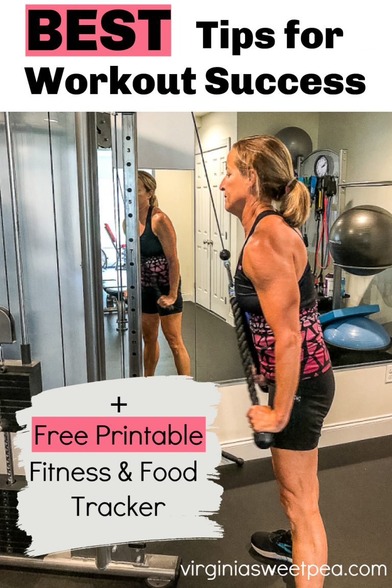 Best Tips for Workout Success + Free Printable Fitness and Food Tracker ...