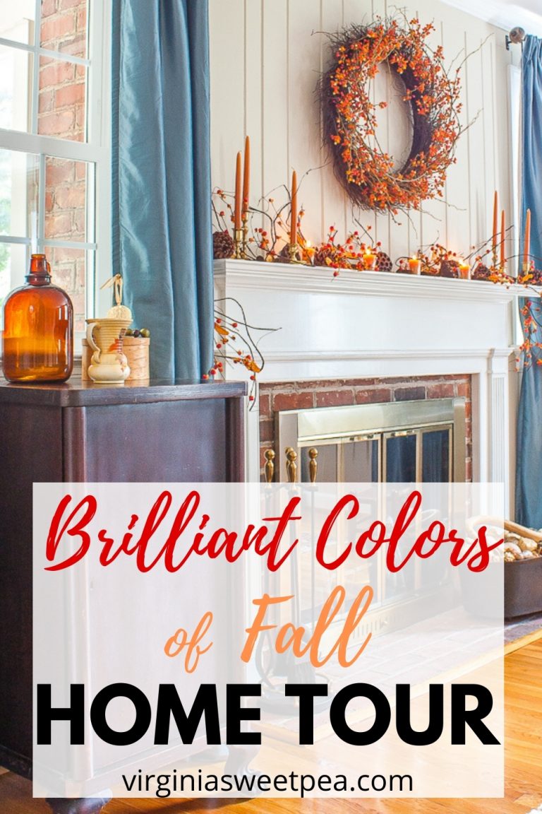 Brilliant Colors of Fall Home Tour - Sweet Pea