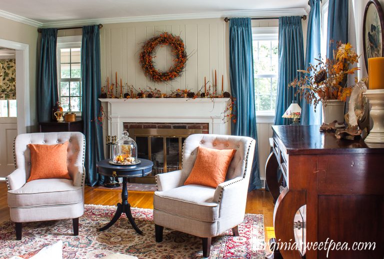 Brilliant Colors of Fall Home Tour - Sweet Pea