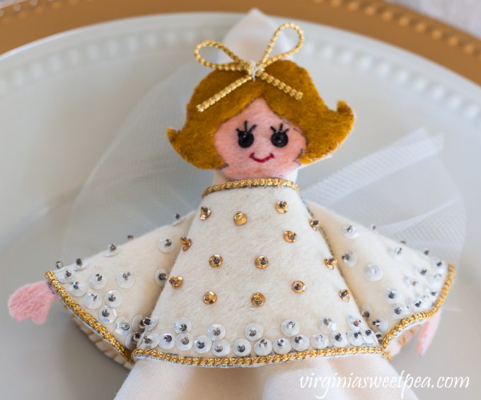 Angel Themed Christmas Table - Sweet Pea