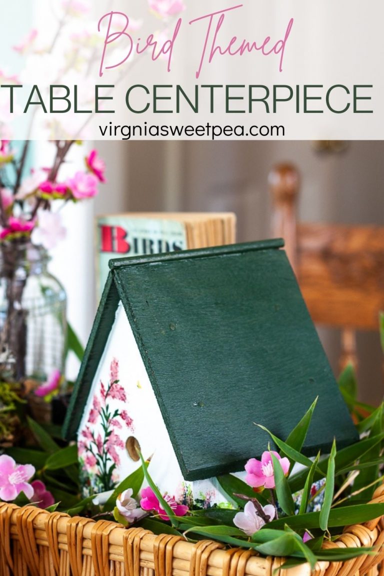 Bird Themed Table Centerpiece - Sweet Pea