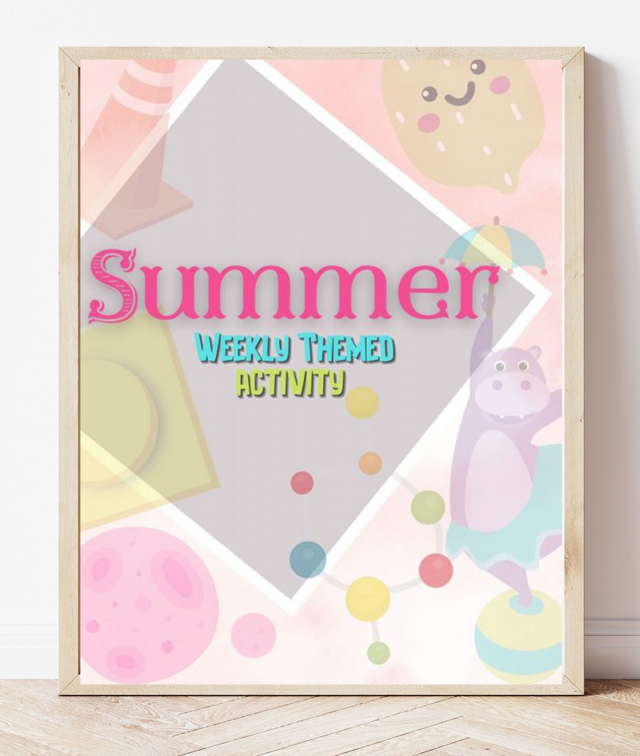 Free Printable Summer Weekly Themed Activity - Sweet Pea