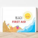 Free Printable Beach First Aid - Sweet Pea