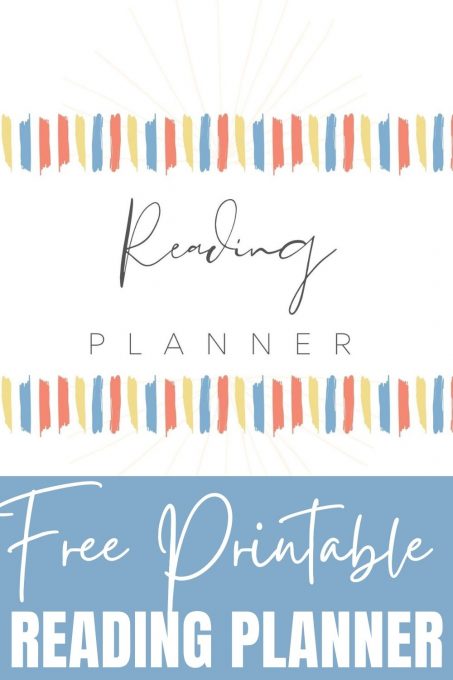 Free Printable Reading Planner - Sweet Pea
