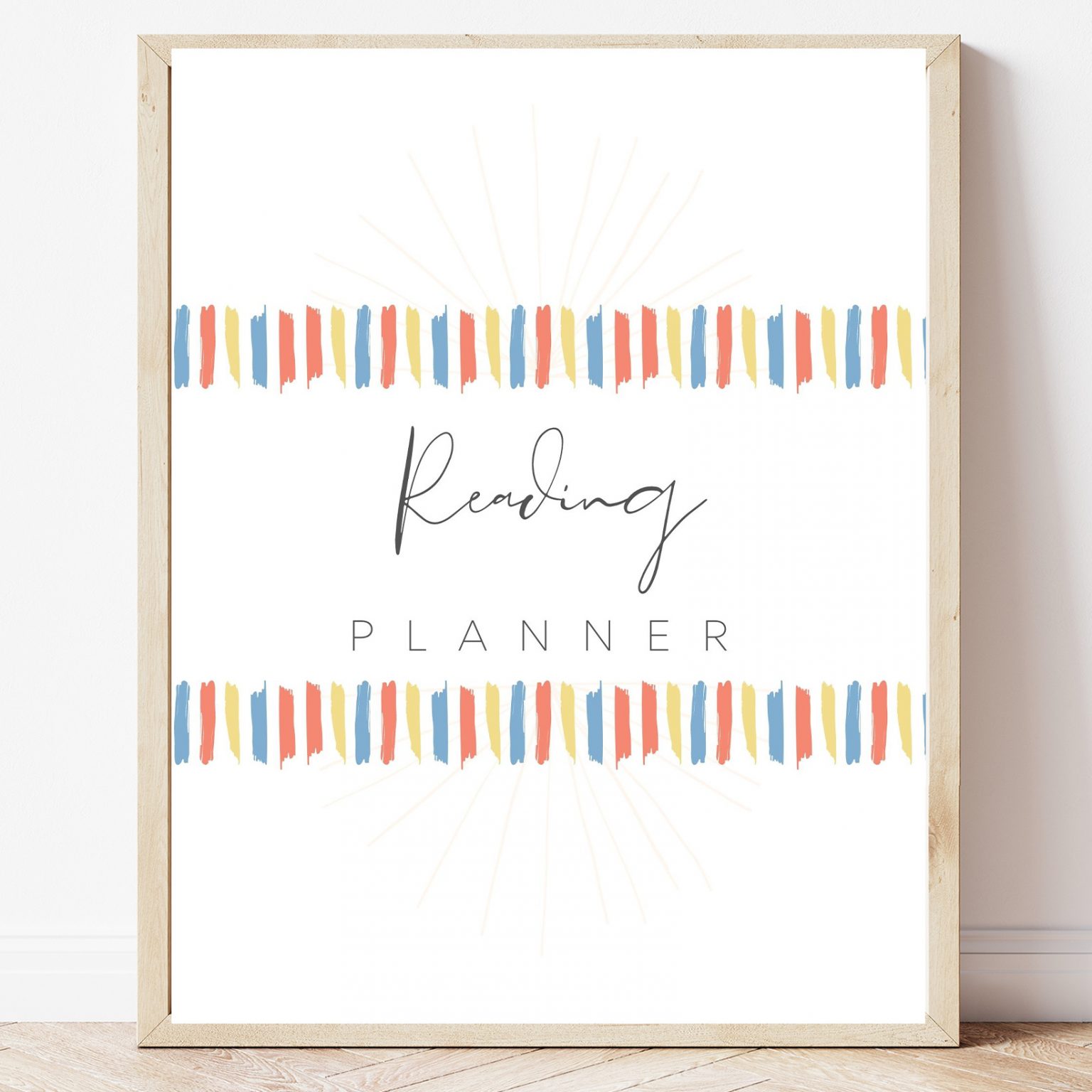 Free Printable Reading Planner - Sweet Pea