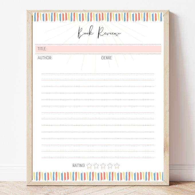 Free Printable Reading Planner - Sweet Pea