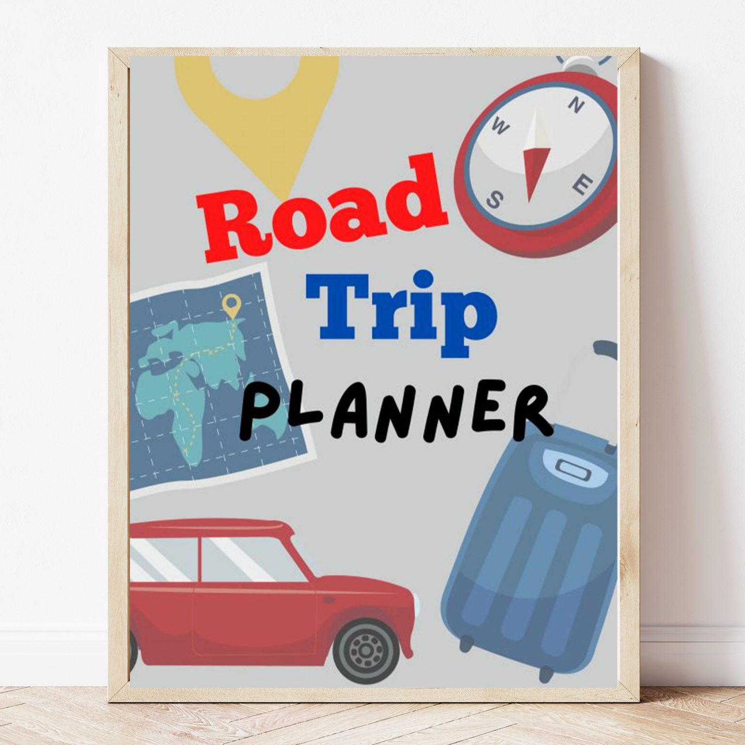 Free Printable Road Trip Planner - Sweet Pea