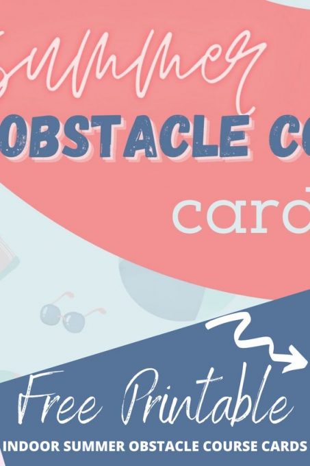 Free Printable Indoor Summer Obstacle Course Cards - Sweet Pea
