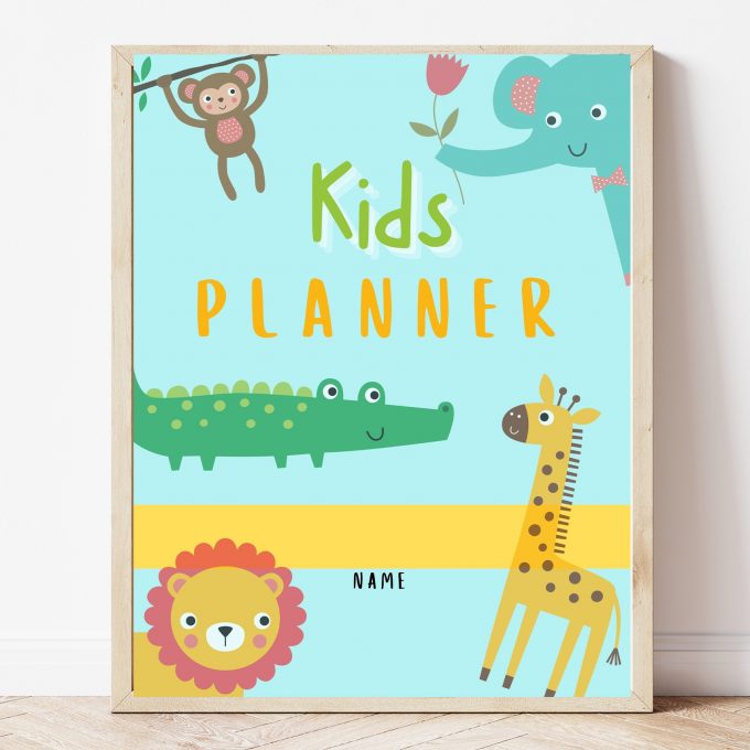 Free Printable Kids Planner - Sweet Pea