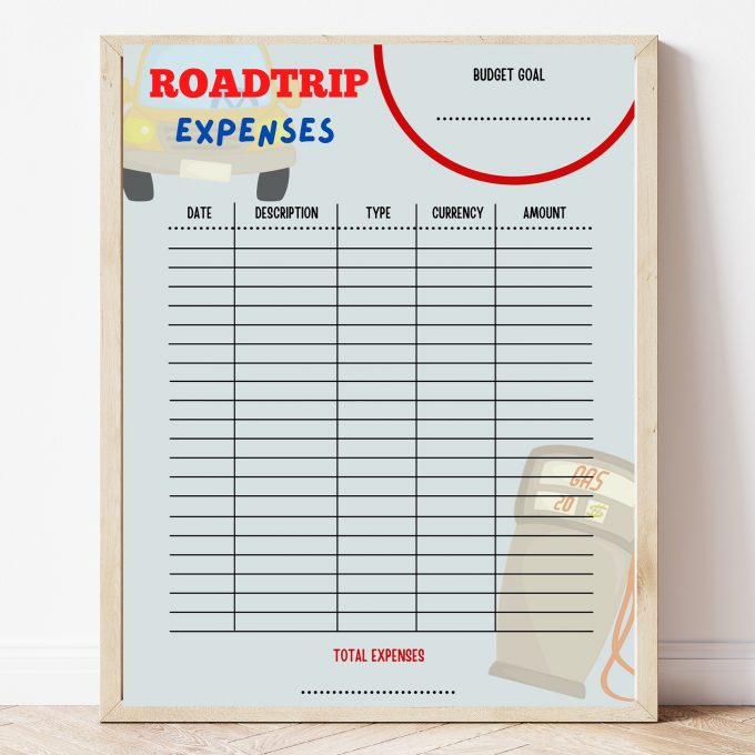Free Printable Road Trip Planner - Sweet Pea