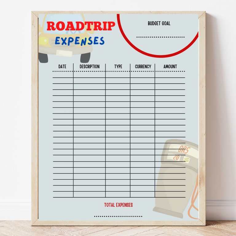 Free Printable Road Trip Planner - Sweet Pea