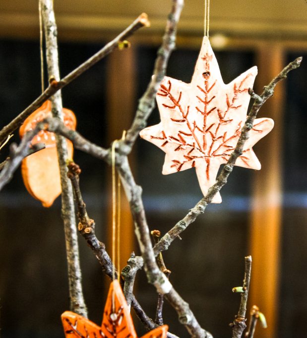 How to Make Fall Ornaments from Clay - Sweet Pea