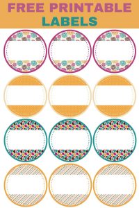 Free Printable Labels - Sweet Pea