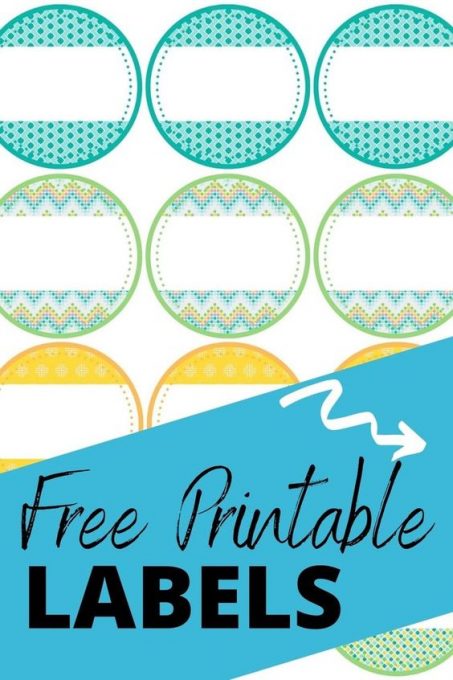 Free Printable Labels - Sweet Pea