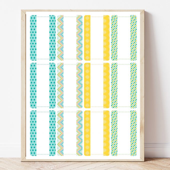 Free Printable Labels - Sweet Pea