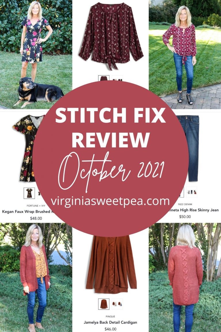 Stitch Fix Review for October 2021 - Fix #98 - Sweet Pea