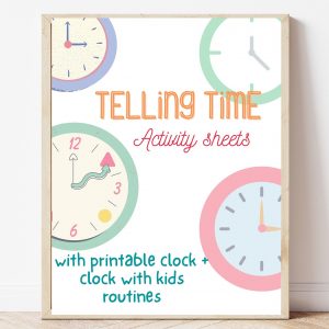 Free Printable Telling Time Activity Sheets - Sweet Pea