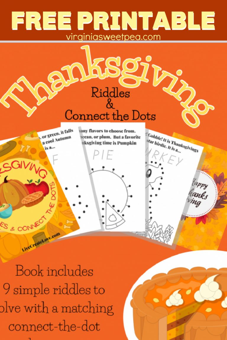 Free Printable Thanksgiving Activity Pages - Sweet Pea