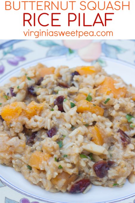 Butternut Squash Rice Pilaf - Sweet Pea