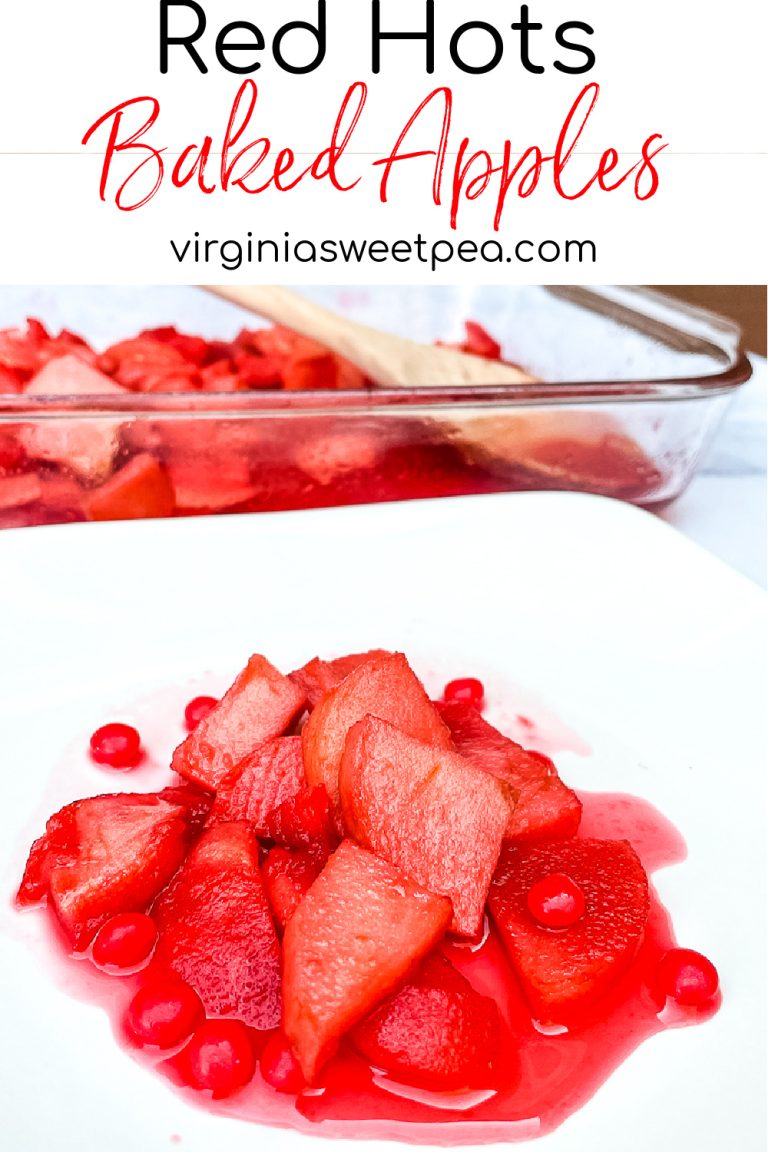 Red Hot Baked Apples - Sweet Pea