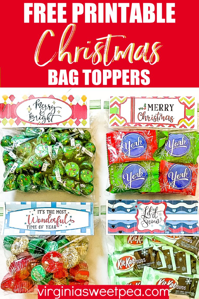 Free Printable Christmas Bag Toppers - Sweet Pea